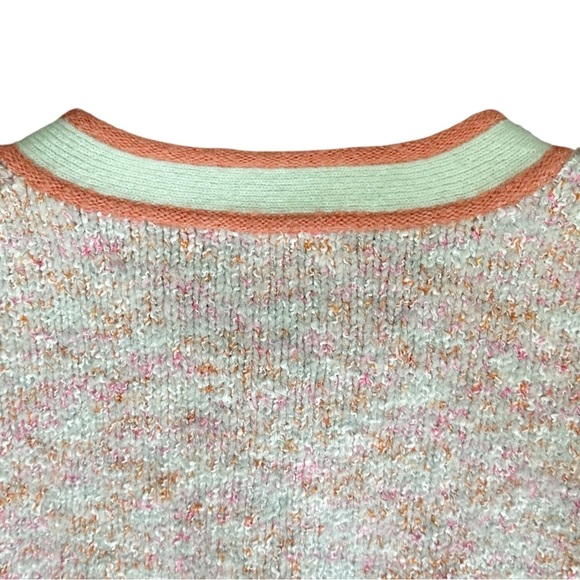 J. Crew | Sweaters | J Crew Marled Sweater Lady Jacket In Ice Pink And ...